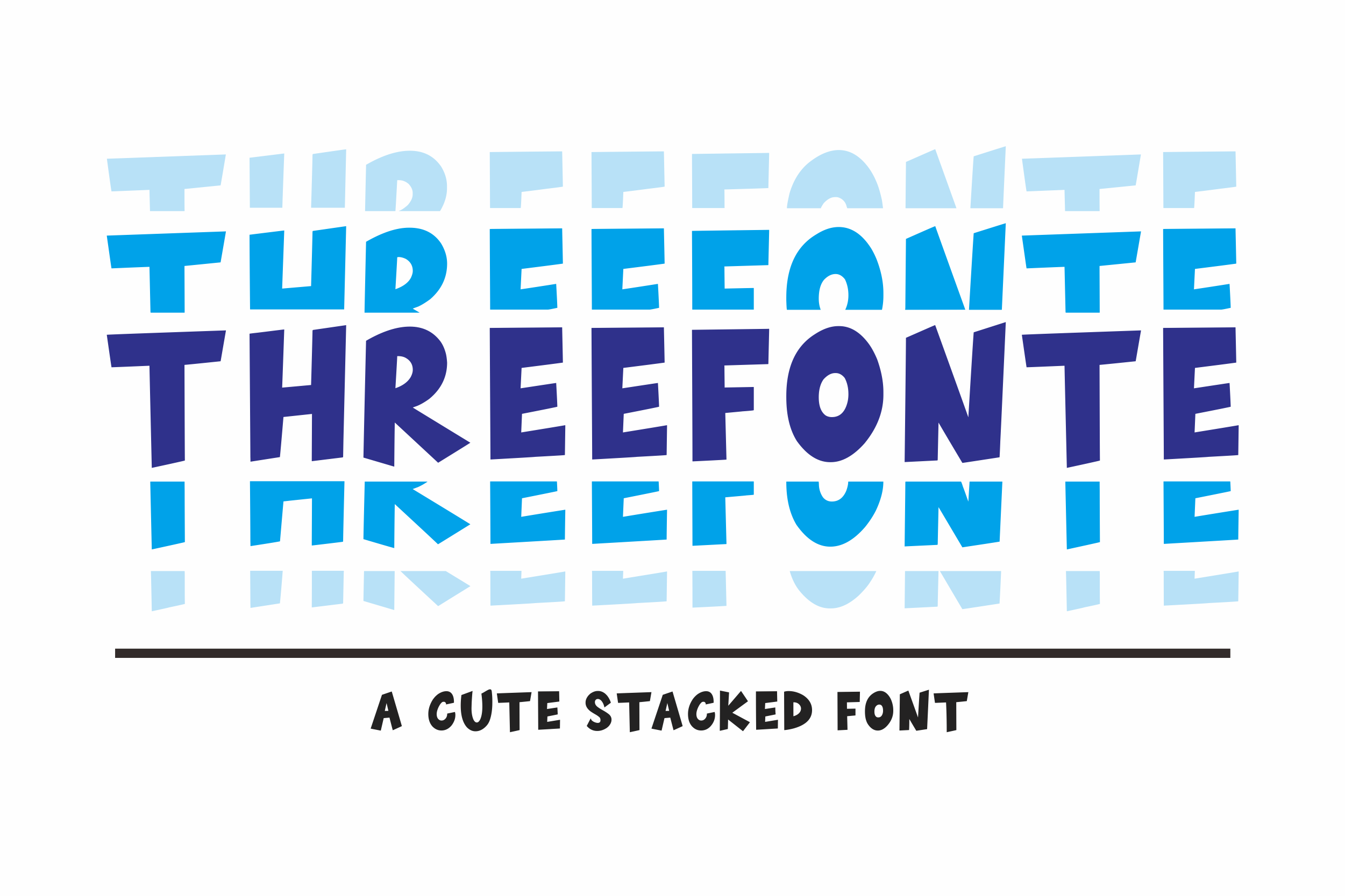 THREEFONTE - Mozatype Studio